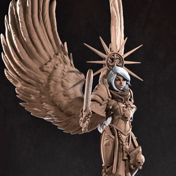 Aasimar Paladin Miniature - Etsy