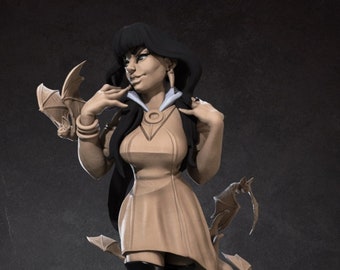 Customizable Sorceress Mini 3D Print 6k Resin D&D, DND, TTG, RPG ...