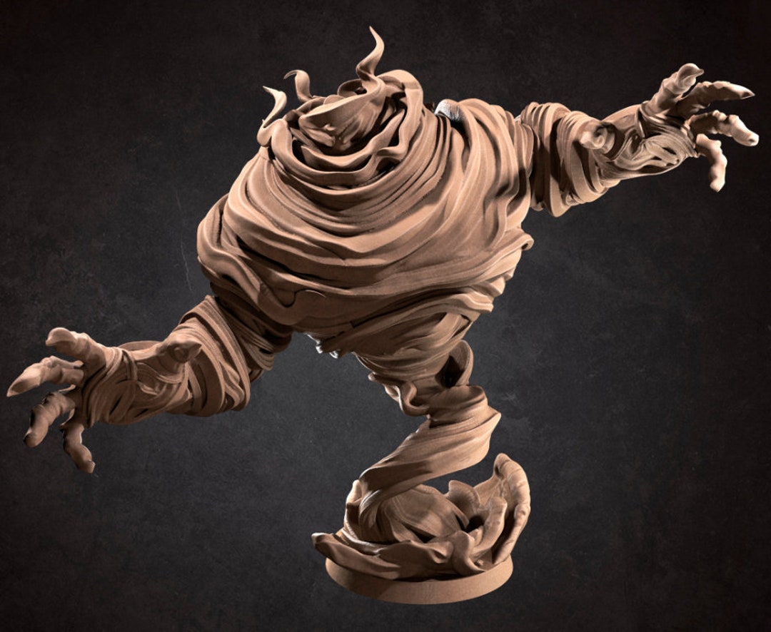 Air Elemental Mini 3D Print 6k Resin D&D, DND, TTG, RPG, Pathfinder ...