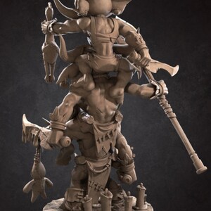 Goblin Battle Stack Mini - 3D Print - 6k Resin - DND, D&D, TTG, RPG ...