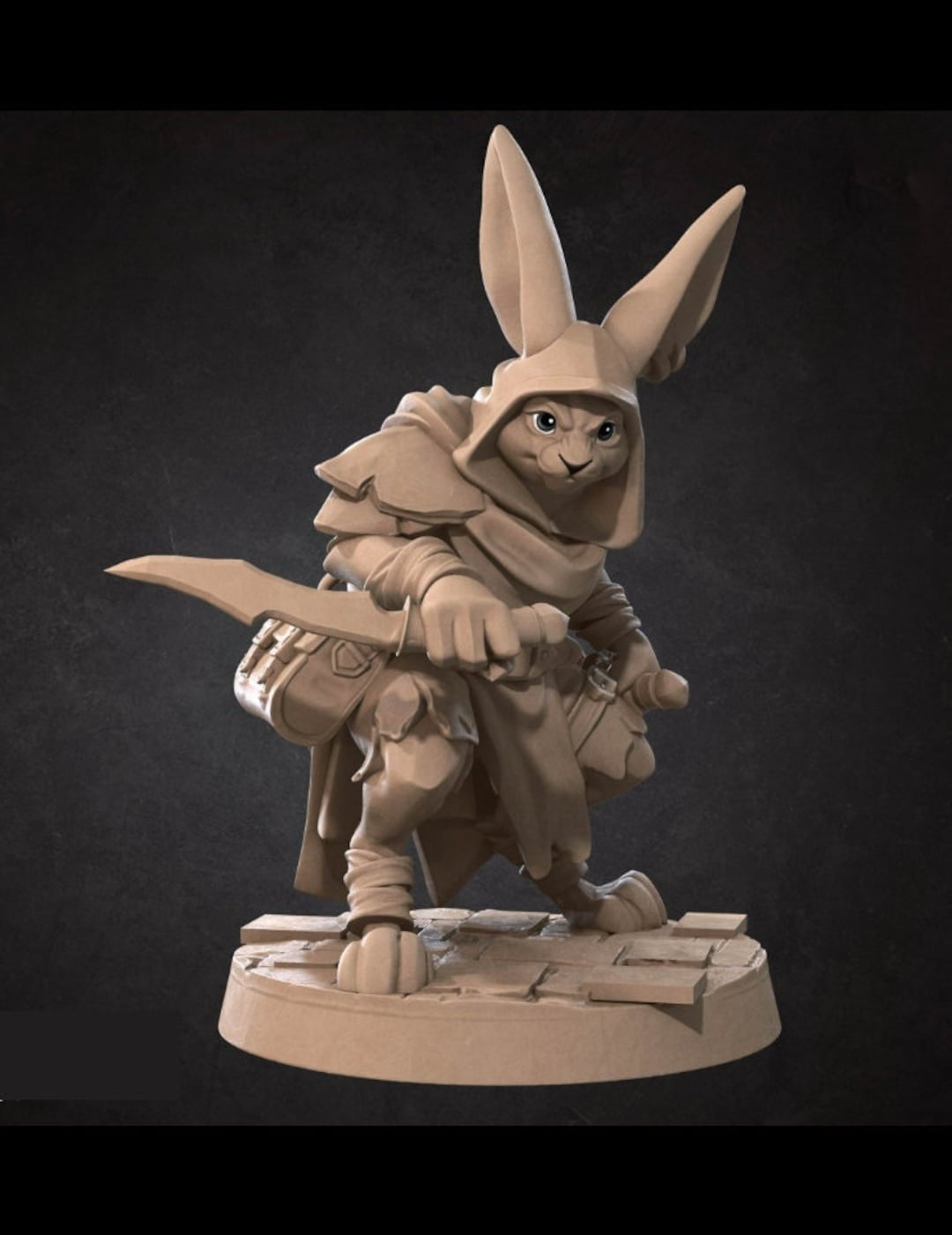 Harengon Rogue Mini - 3D Print - 6k Resin, Dnd, D&D, TTG, RPG ...