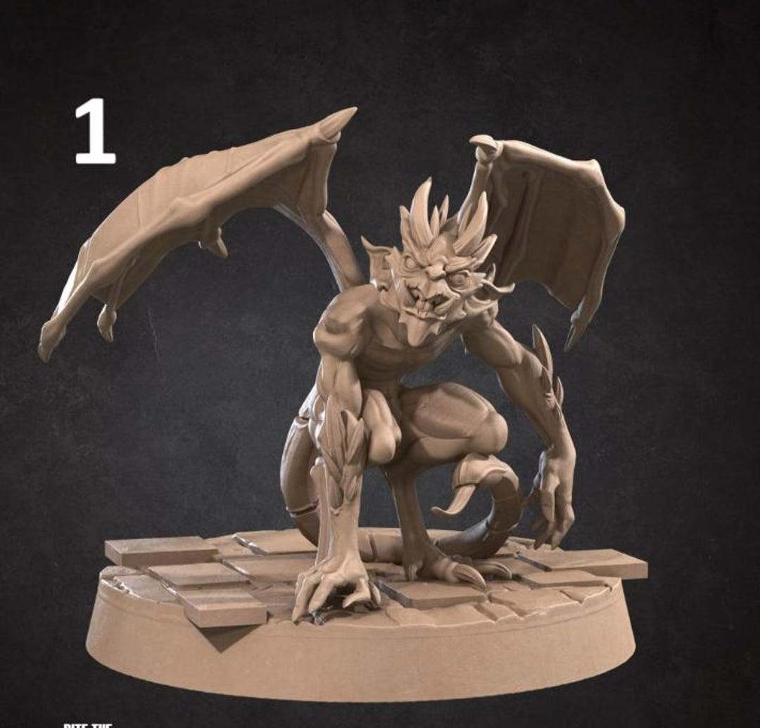 Imp Minis - 4 Poses - 3D Print - 6k Resin, Dnd, D&D, TTG, RPG, Demon ...