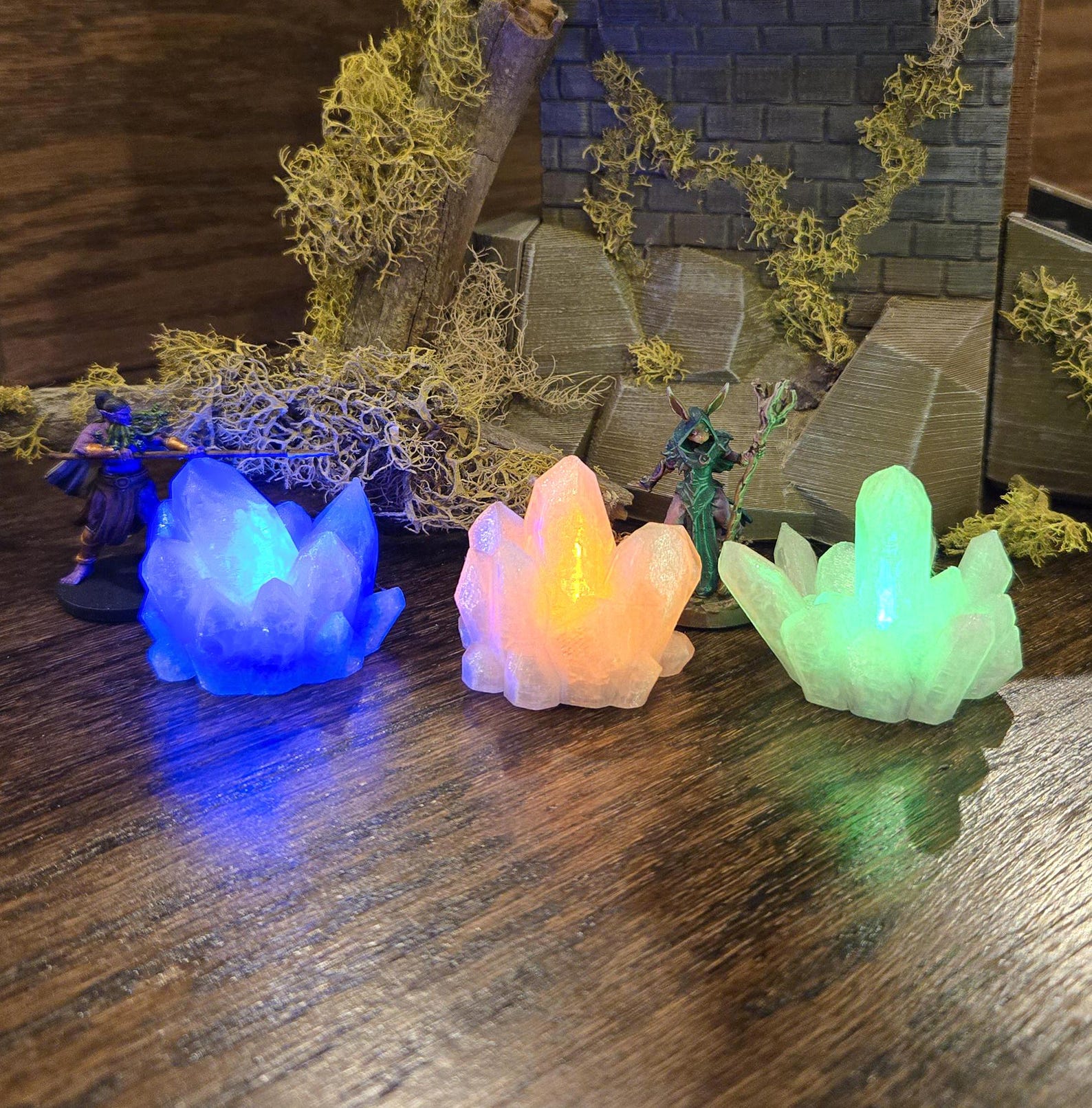 LED Giant Crystal Scatter Terrain - 3D Print, Dnd, D&D, TTG, RPG ...