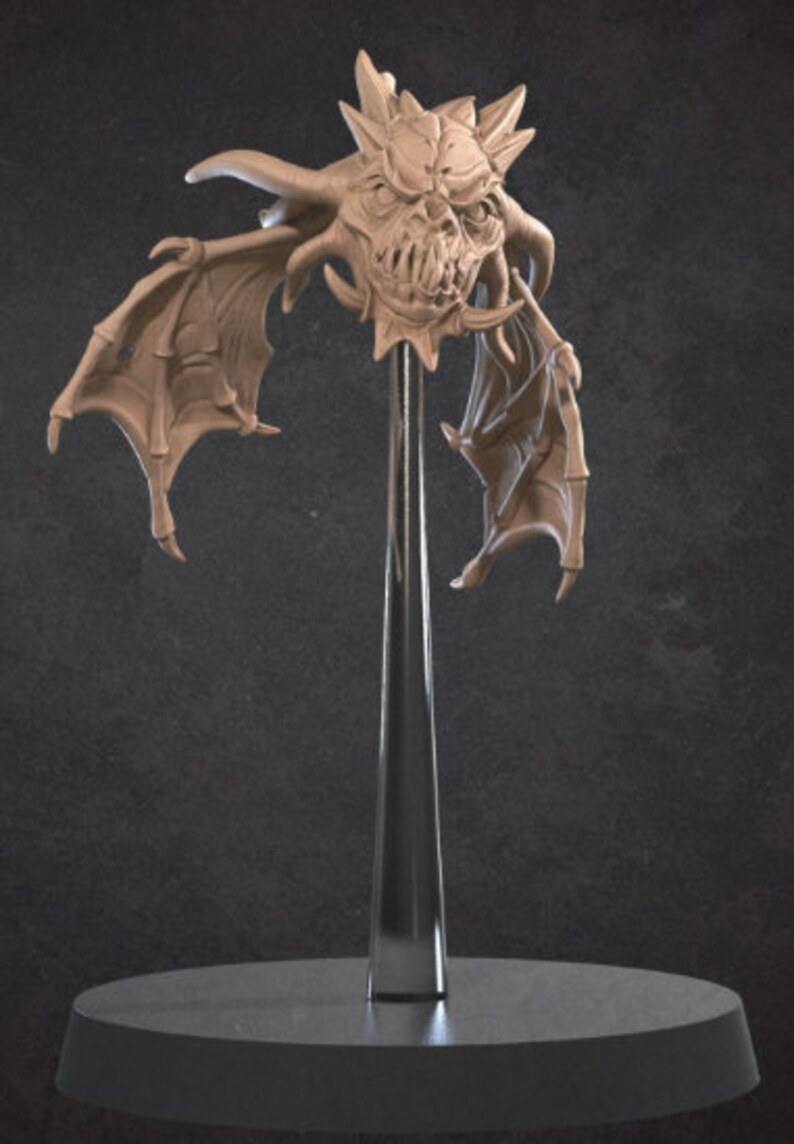 Vargouille Minis - 4 Poses - 3D Print - 7k Resin, Dnd, D&D, TTG, RPG ...