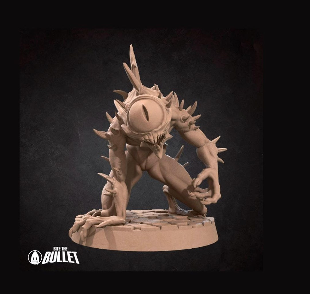 Nothic Mini - 3D Print - 7k Resin, Dnd, D&D, Ttg, RPG, Aberration - Etsy