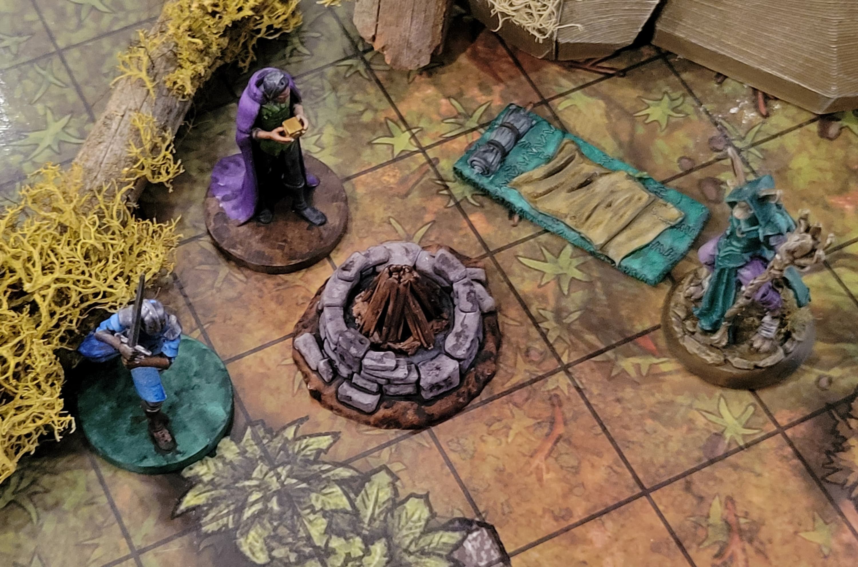 D&D LED Flickering Campfire - 3 Variation Bundle - Swappable Tops - 3D ...