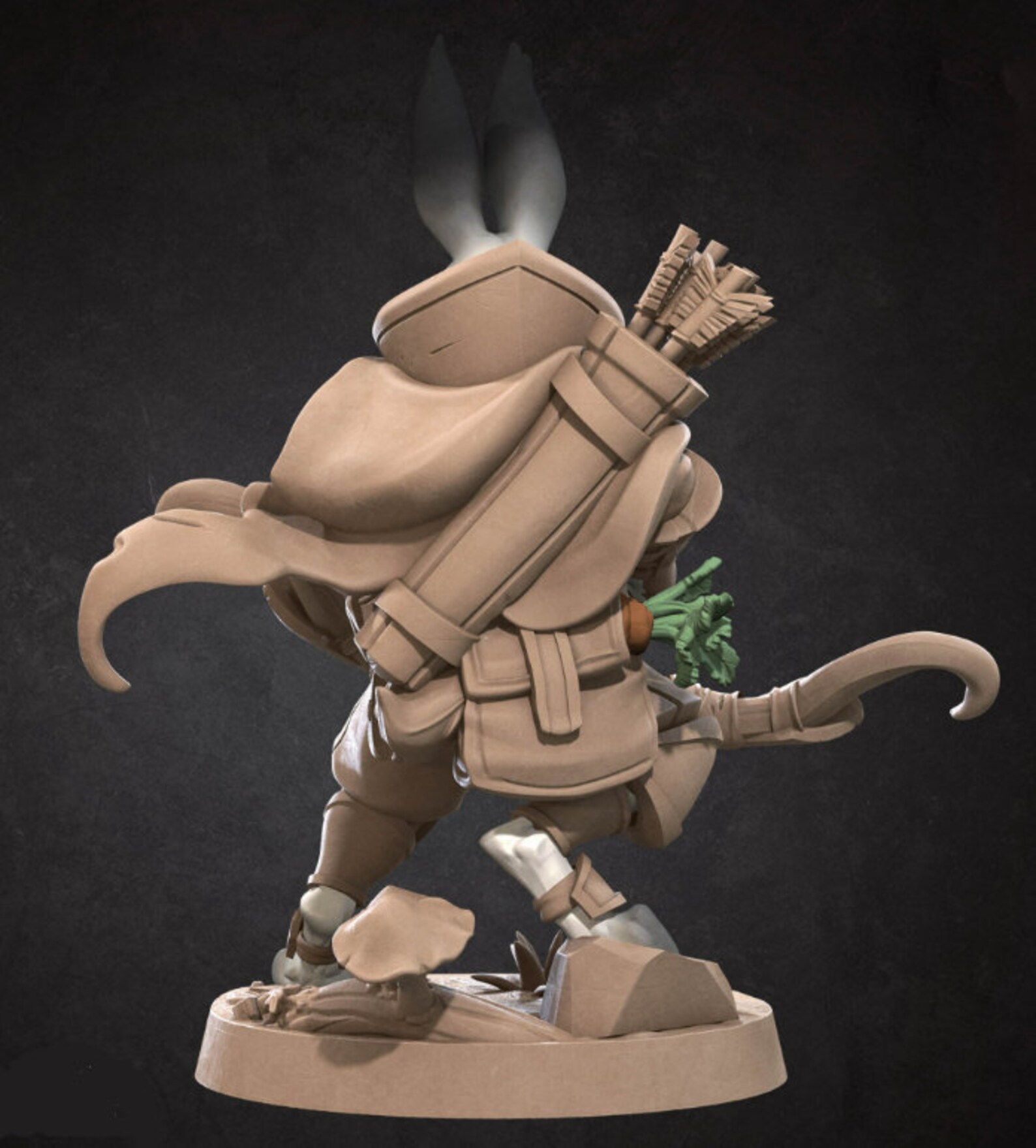 Harengon Mini - 3D Print - 7k Resin - D&D, DND, RPG, TTG, Archer ...