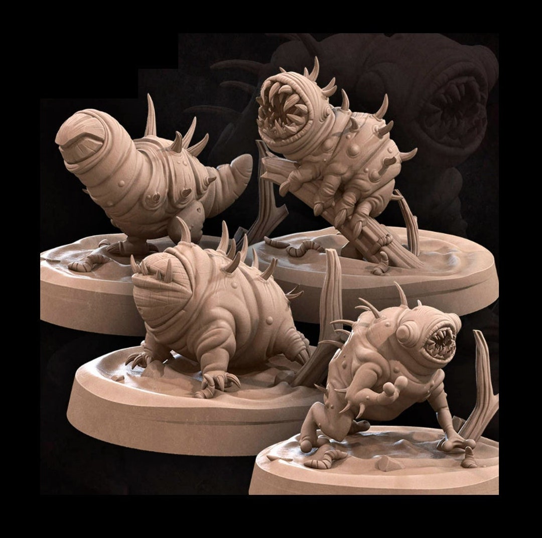 Pest Mascot Minis - 4 Poses - 3D Print - 6k Resin, Dnd, D&D, TTG, RPG ...