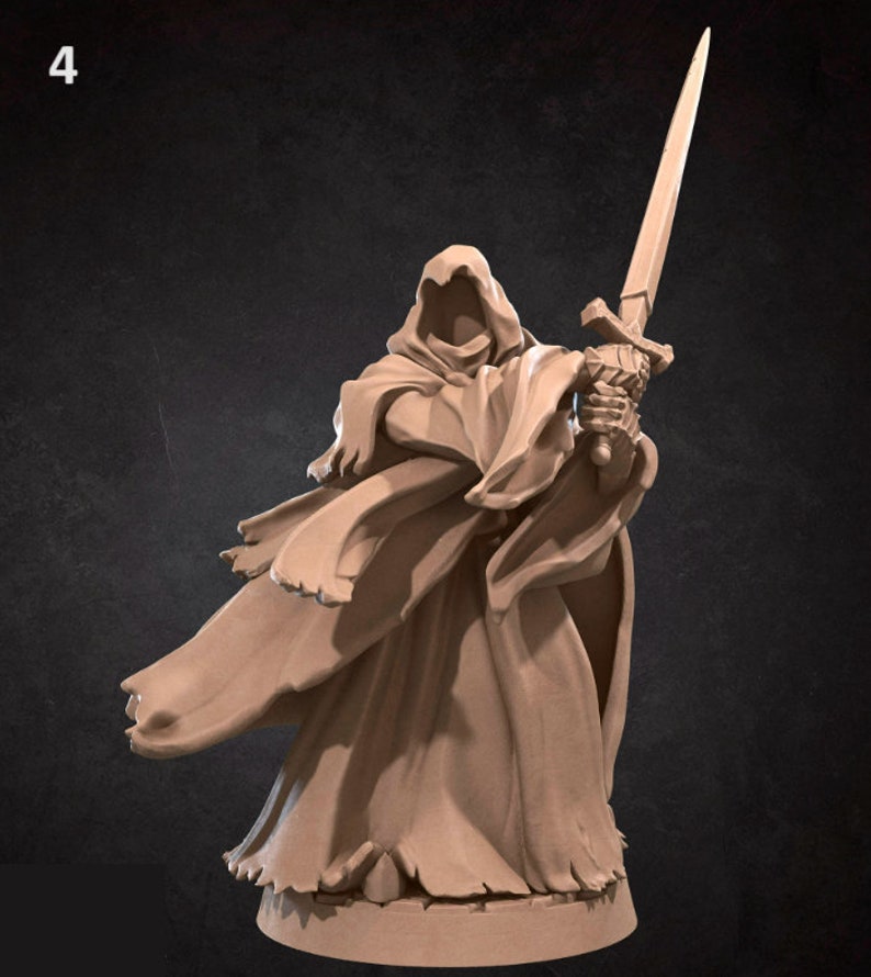 Dark Wraith Minis - Nazgul - 3D Print - 7k Resin, Dnd, D&D, TTG, RPG ...