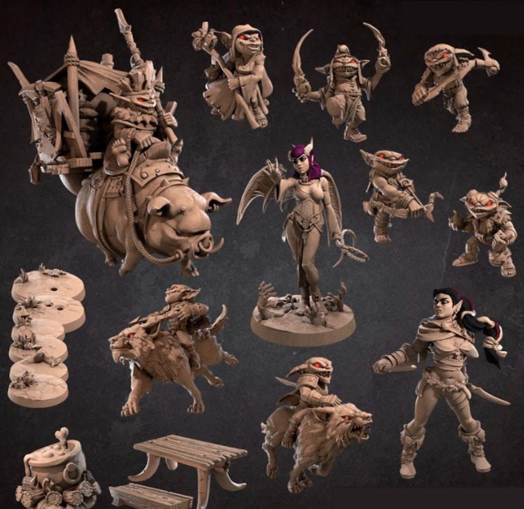 Custom Mini - 3D Print - 6k Resin Printing - Dnd, D&D, RPG, TTG, Druid ...