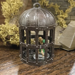 Magnetic LED Dice Jail - Cage, 3D Print, Dnd, D&D, TTG, RPG, Dungeon ...