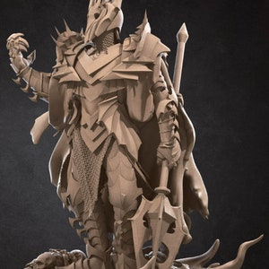 The Dark Lord Mini - 3D Print - 6k Resin, Dnd, D&D, TTG, RPG, Sauron ...