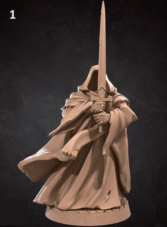Dark Wraith Minis - Nazgul - 3D Print - 6k Resin, Dnd, D&D, TTG, RPG ...