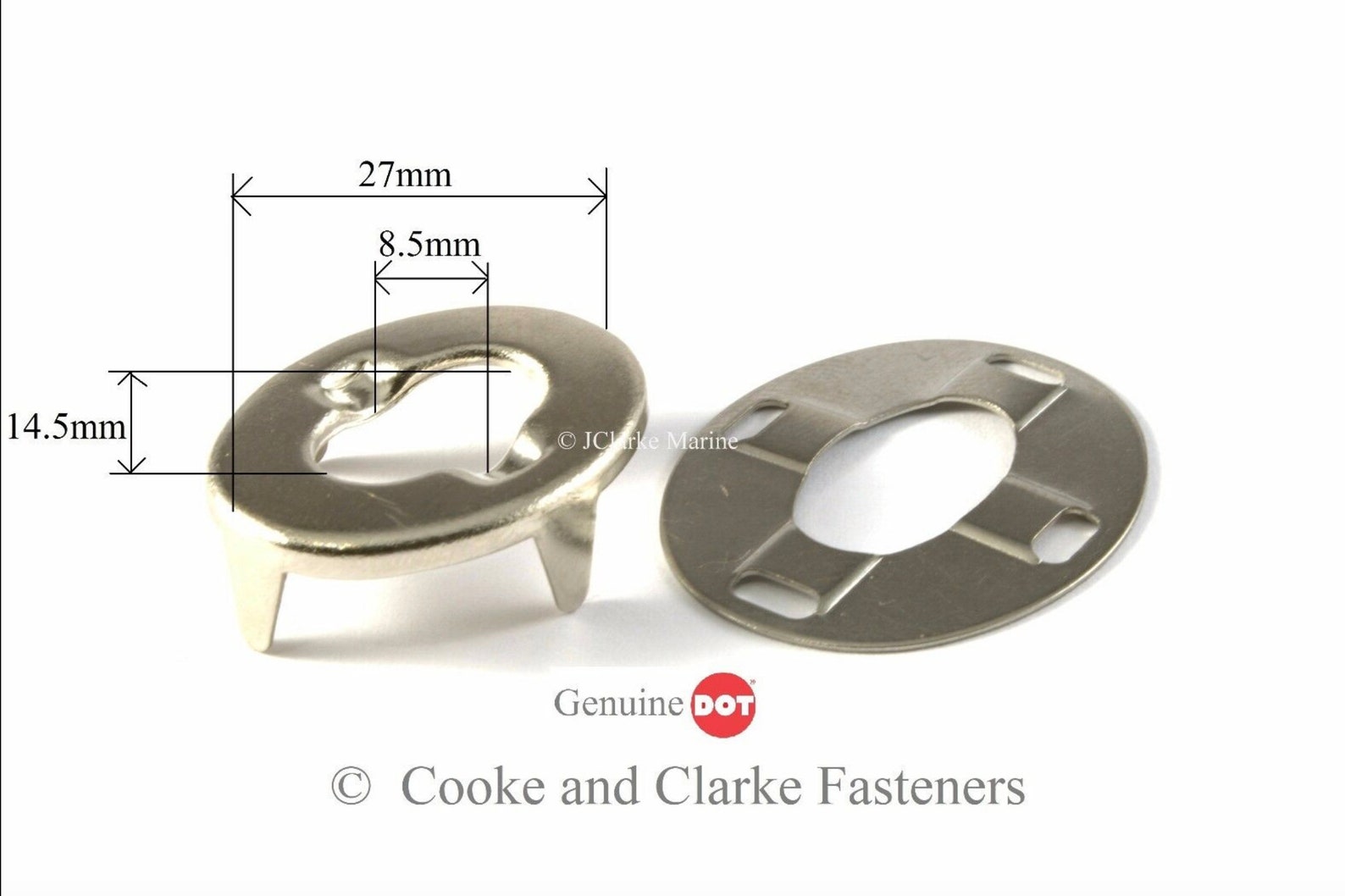 Nickel Plated Brass Twist Lock 6mm Fastener Set, 10 Piece - Etsy