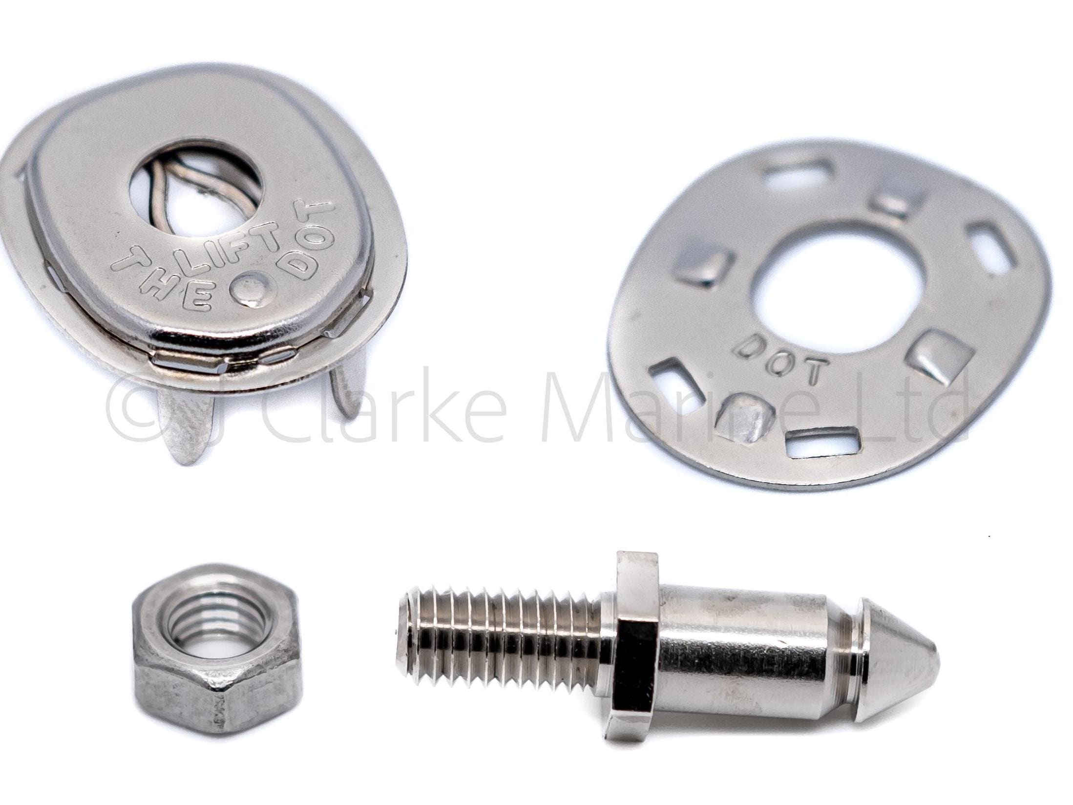 Lift the Dot Threaded Fastener Stud and Nut M5 X 10mm ( Double Height ...