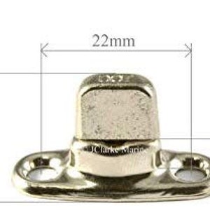 6mm Twist Lock/common Sense Fastener Nickel Plated Brass Turnbutton ...