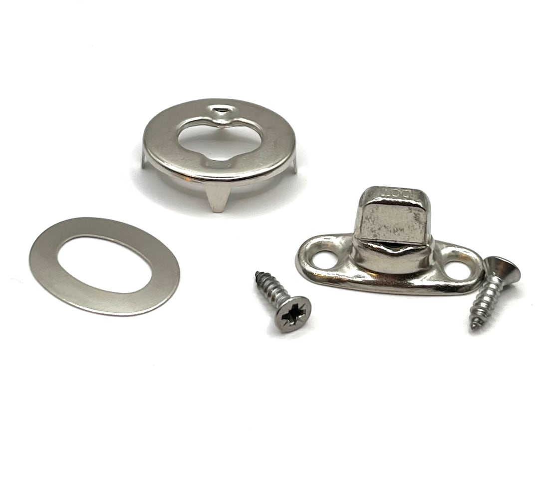 6mm Twist Lock/common Sense Fastener Nickel Plated Brass Turnbutton ...