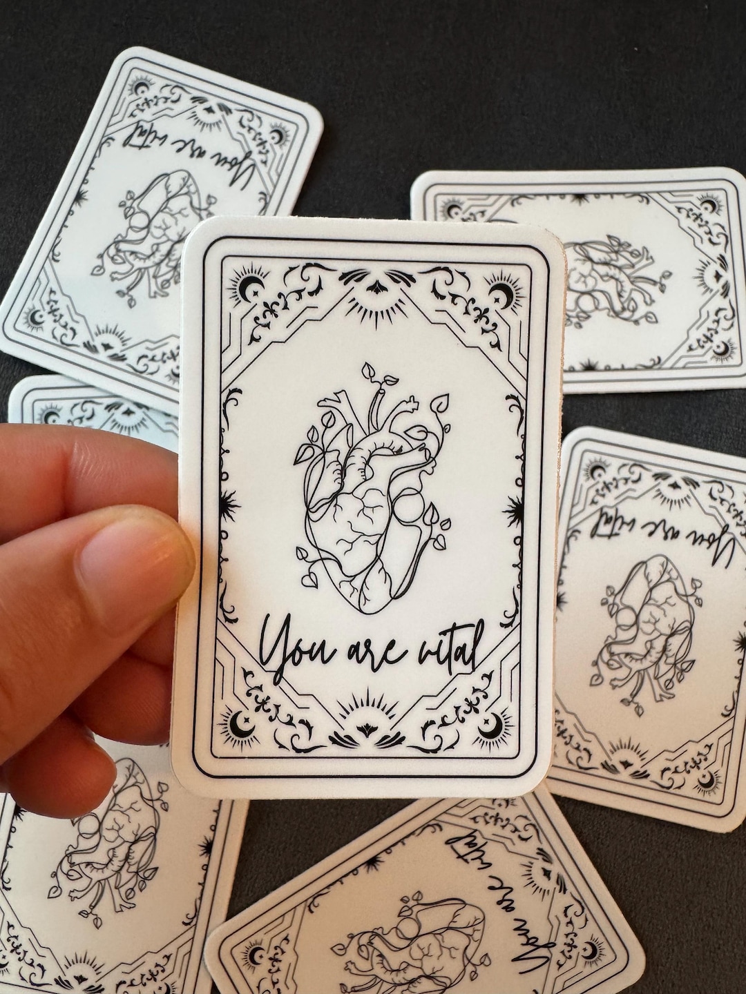 Vital Tarot Card Sticker - Etsy