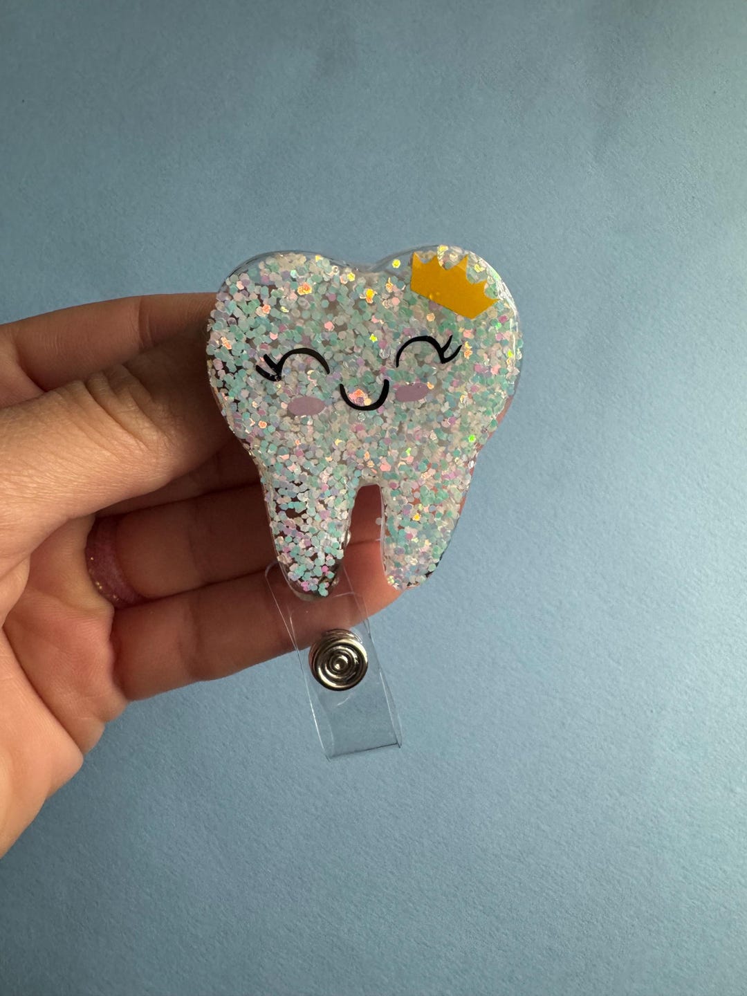 Tooth Badge Reel Topper | ID Badge | Name Badge | Resin ID Reel ...
