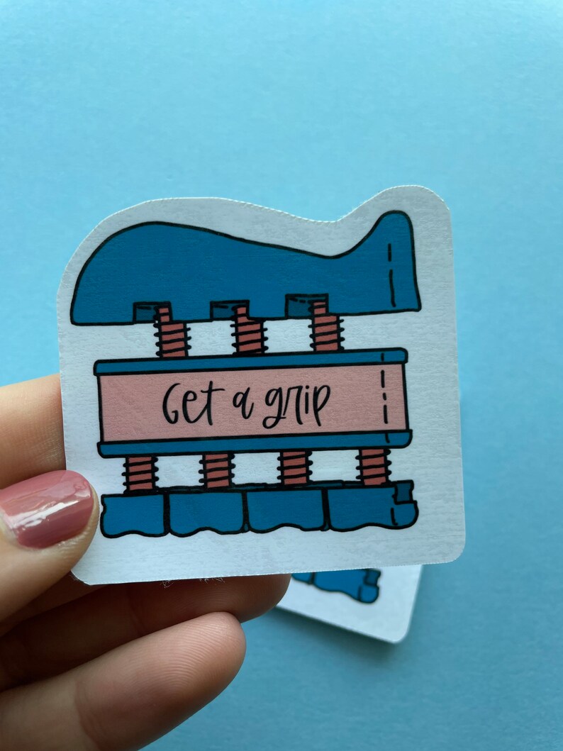 Get a Grip Sticker Anatomy Sticker Therapy PT Laptop and - Etsy