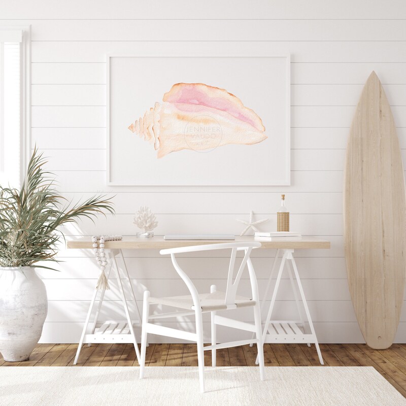 Conch Shell Art - Etsy