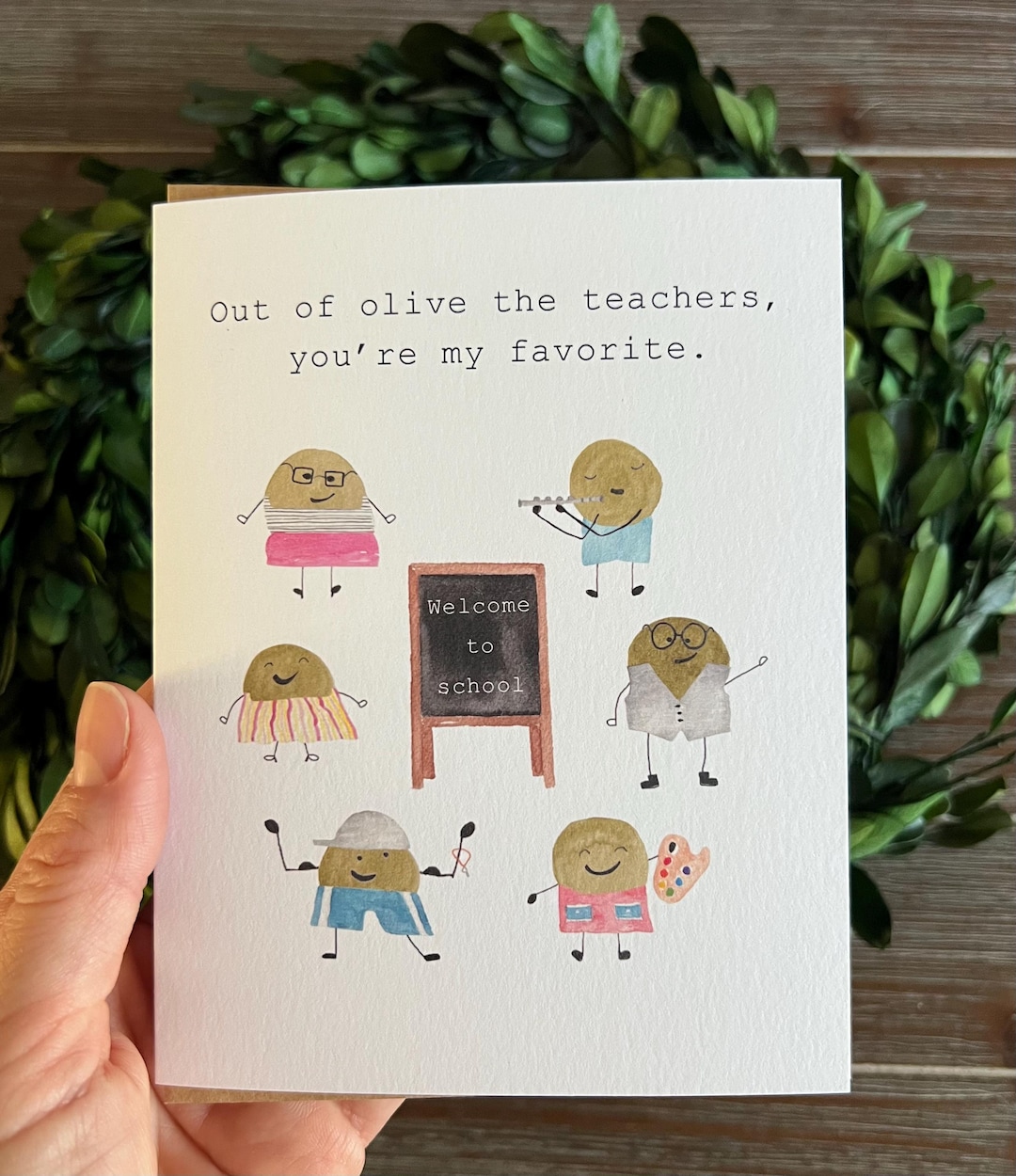 Teacher Appreciation Card, Funny, Cute, Pun-filled, Cheeky, Teacher ...