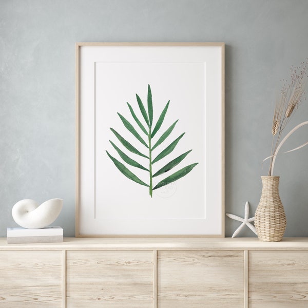 Painted Palm Fronds - Etsy