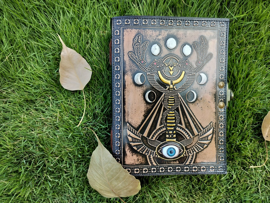 Zelda Evil Eye Journal With Moon Phases & Snakes Power Goddess Grimoire ...