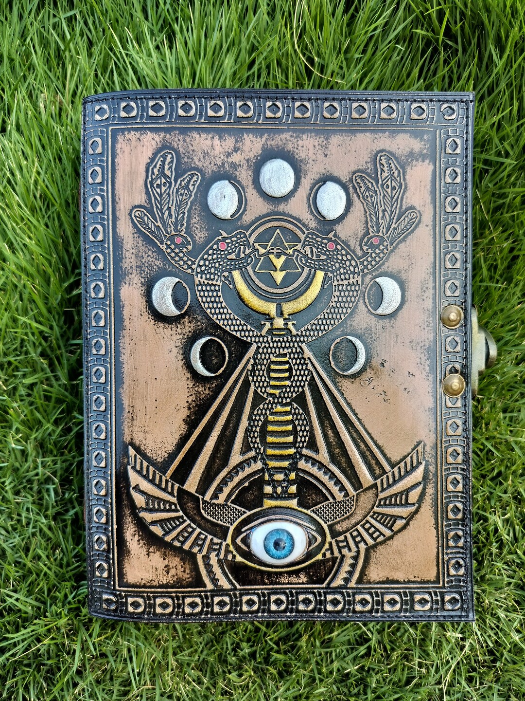 Zelda Evil Eye Journal With Moon Phases & Snakes Power Goddess Grimoire ...