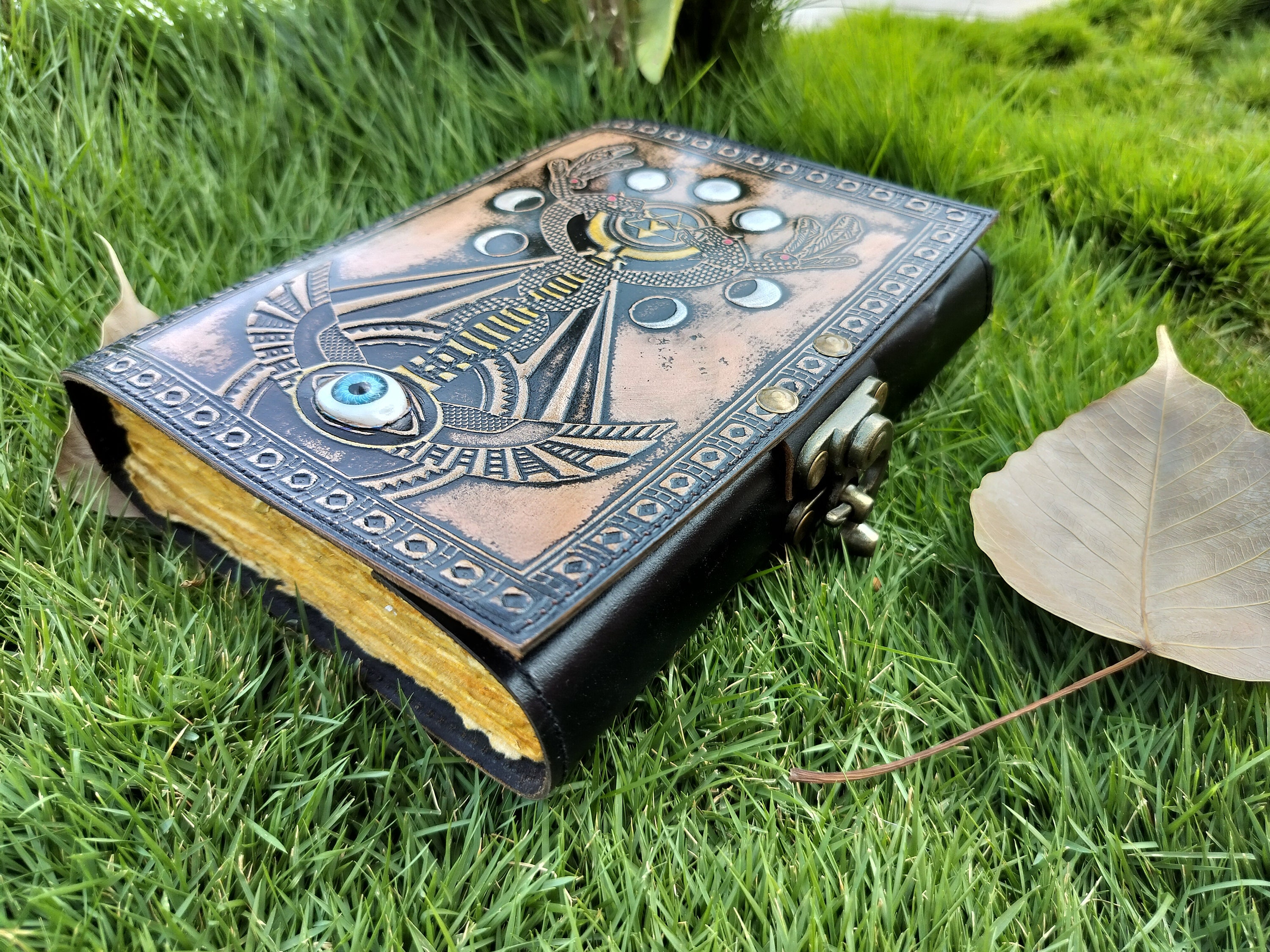 Zelda Evil Eye Journal With Moon Phases & Snakes Power Goddess Grimoire ...