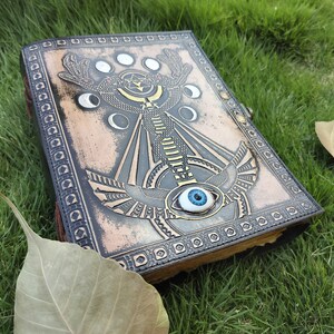 Zelda Evil Eye Journal With Moon Phases & Snakes Power Goddess Grimoire ...