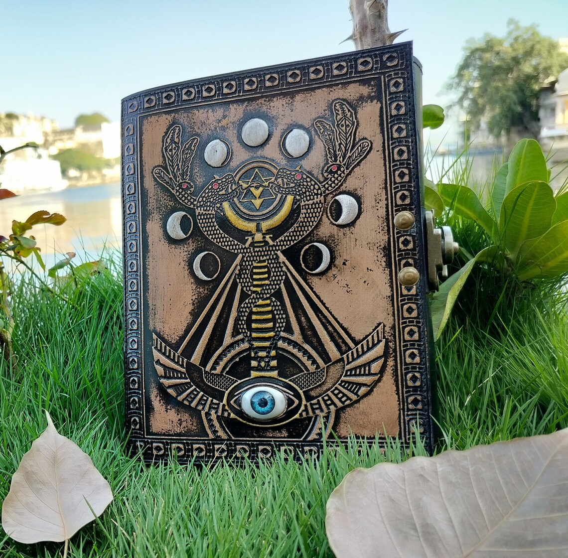 Zelda Evil Eye Journal With Moon Phases & Snakes Power Goddess Grimoire ...