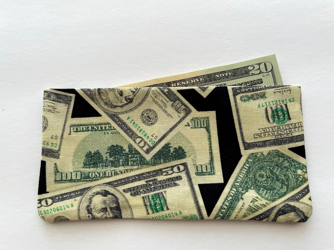 Cash Print Fabric Cash Envelope - Etsy