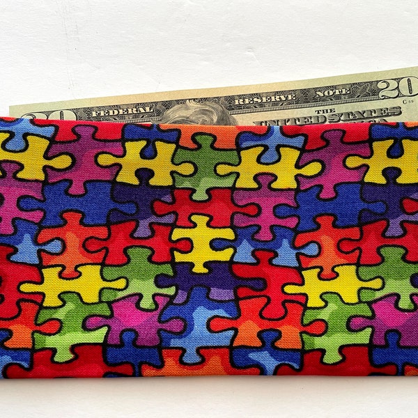 Puzzle Pieces Fabric - Etsy