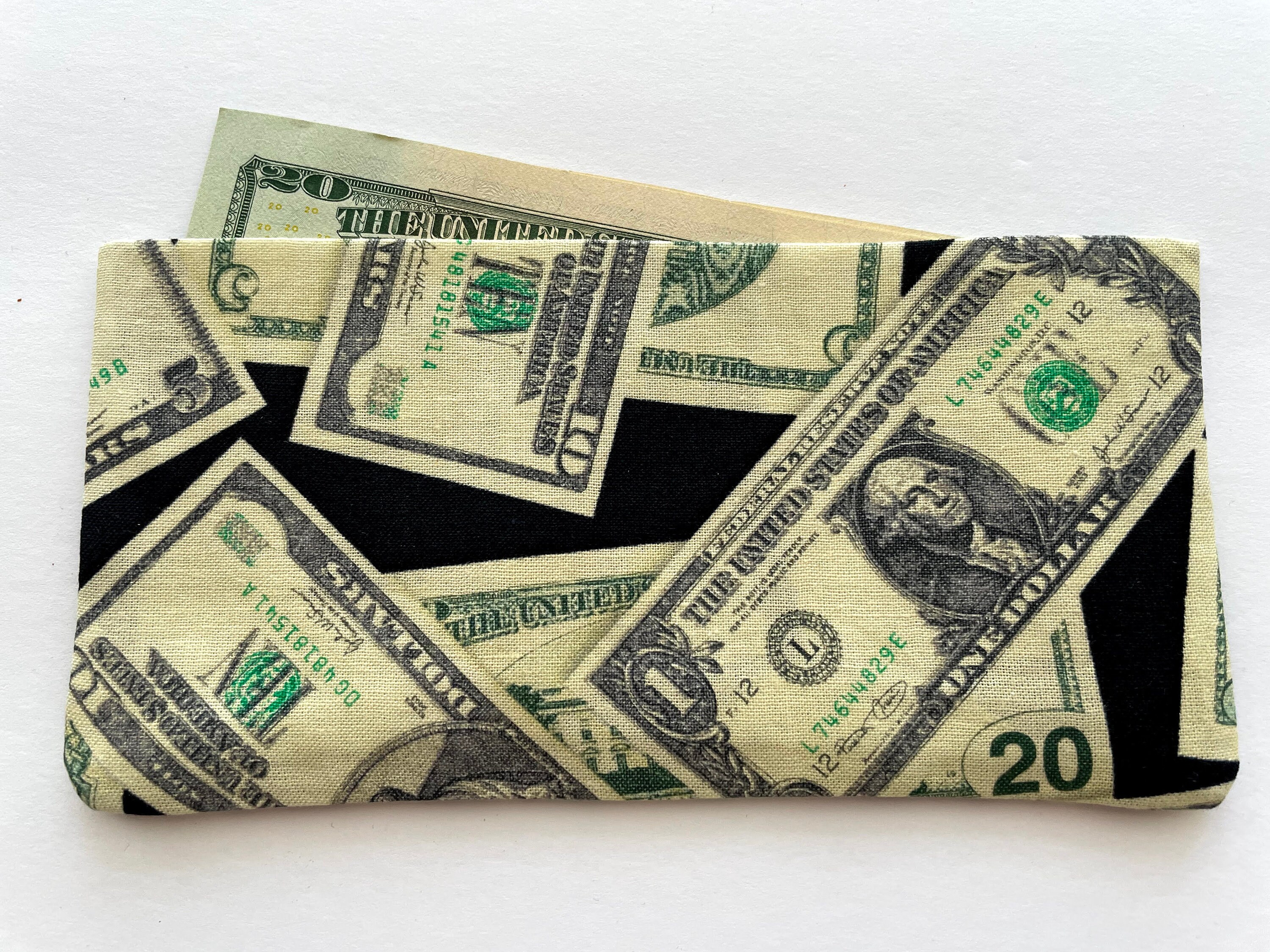Cash Print Fabric Cash Envelope - Etsy