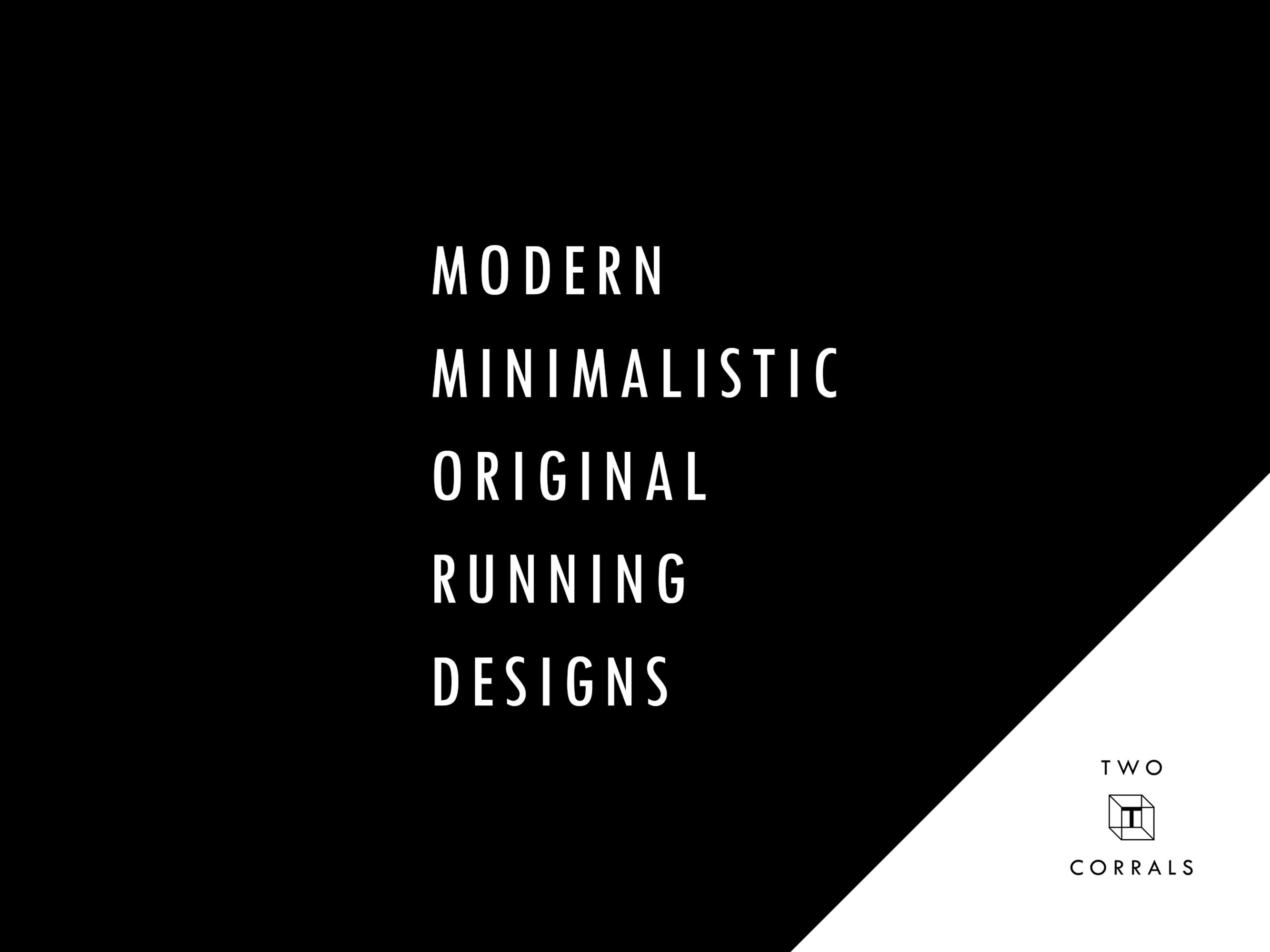 Run Runner Running Sticker, 2.5in Round Minimalistic Runners Sticker in ...