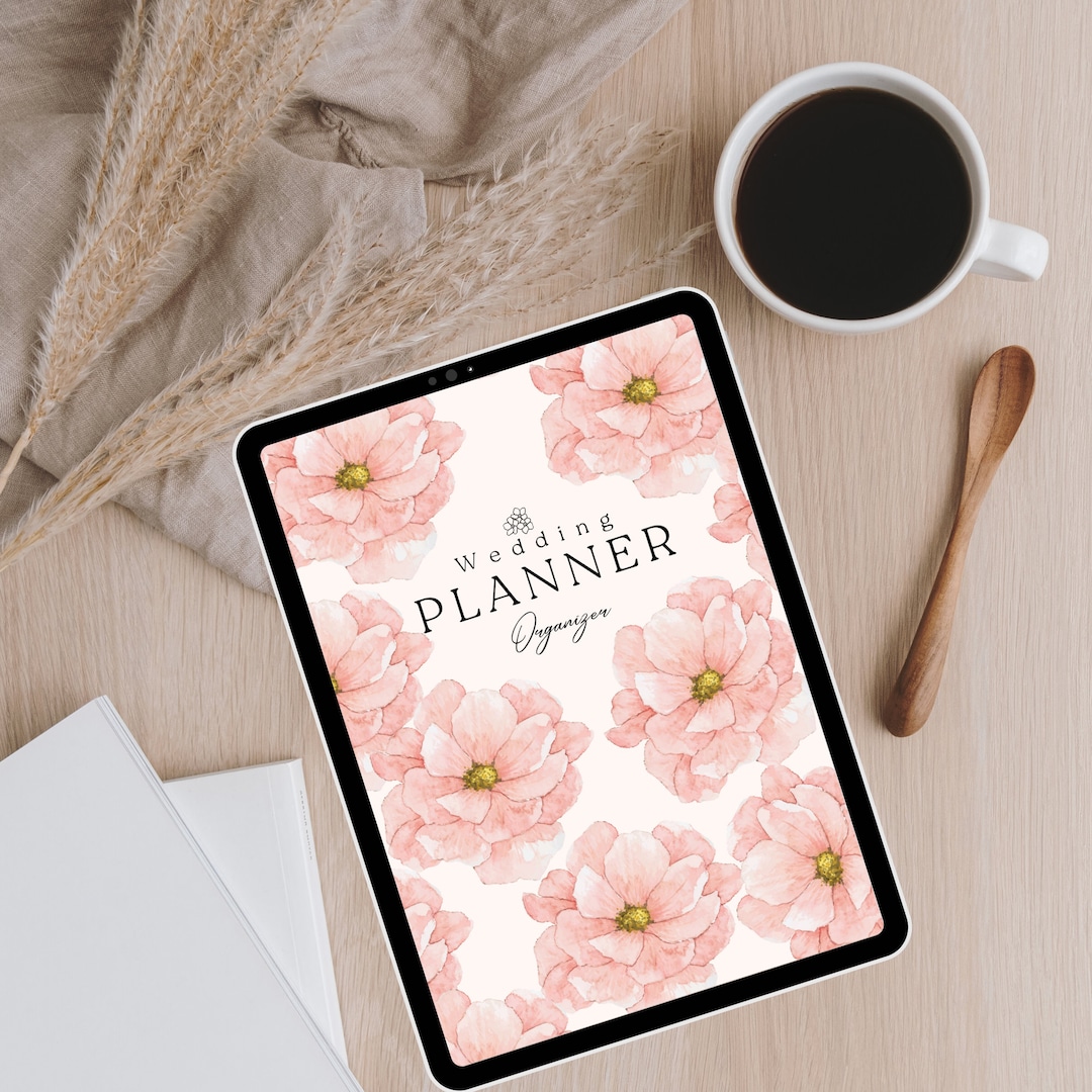 Digital Wedding Planner Wedding Planning for Ipad, Goodnotes Wedding ...