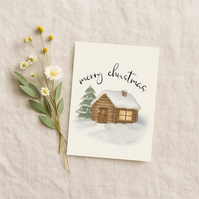 Rustic Holiday Cards - Etsy