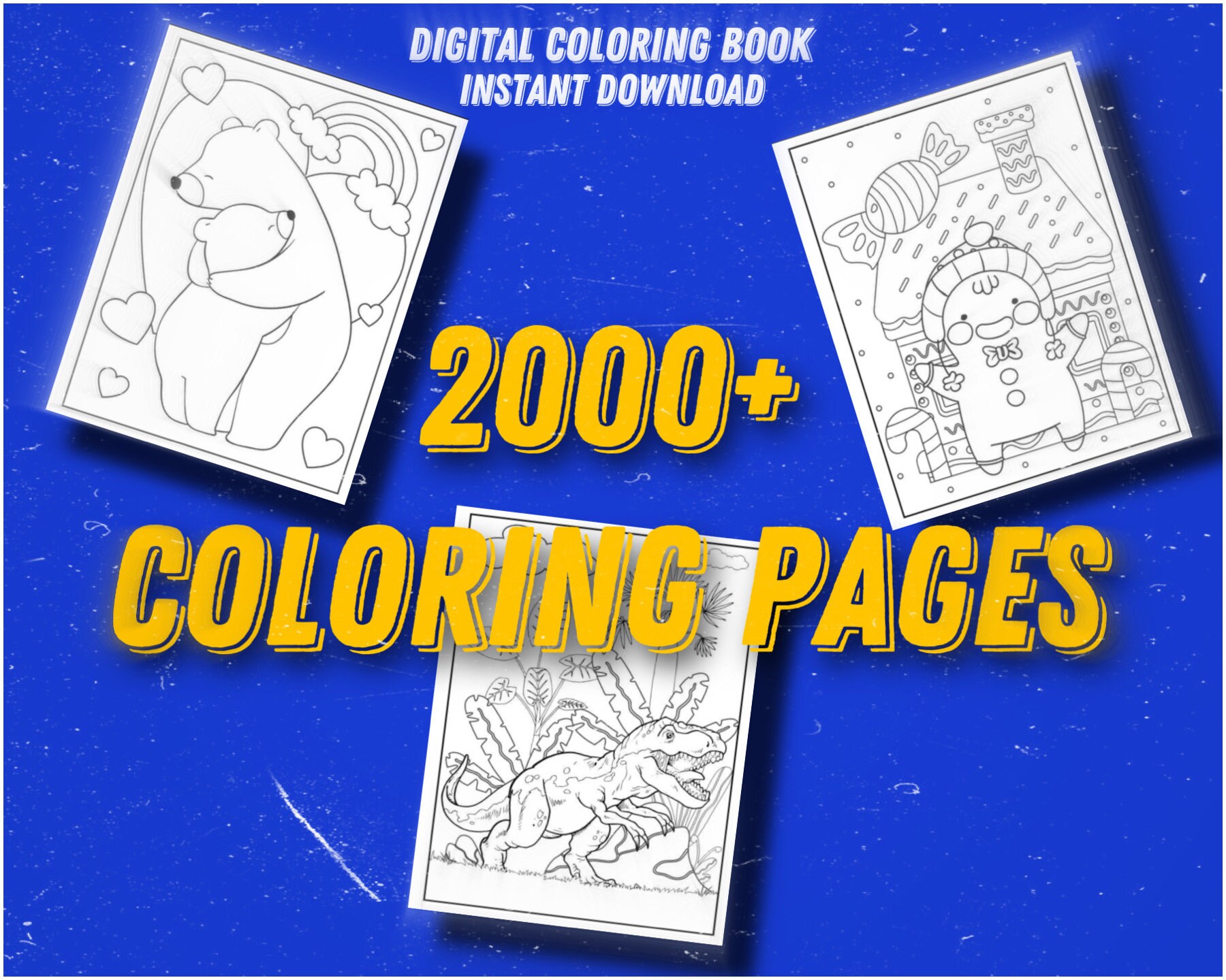 Coloring Book/digital/2000+ Pages/instant Download - Etsy