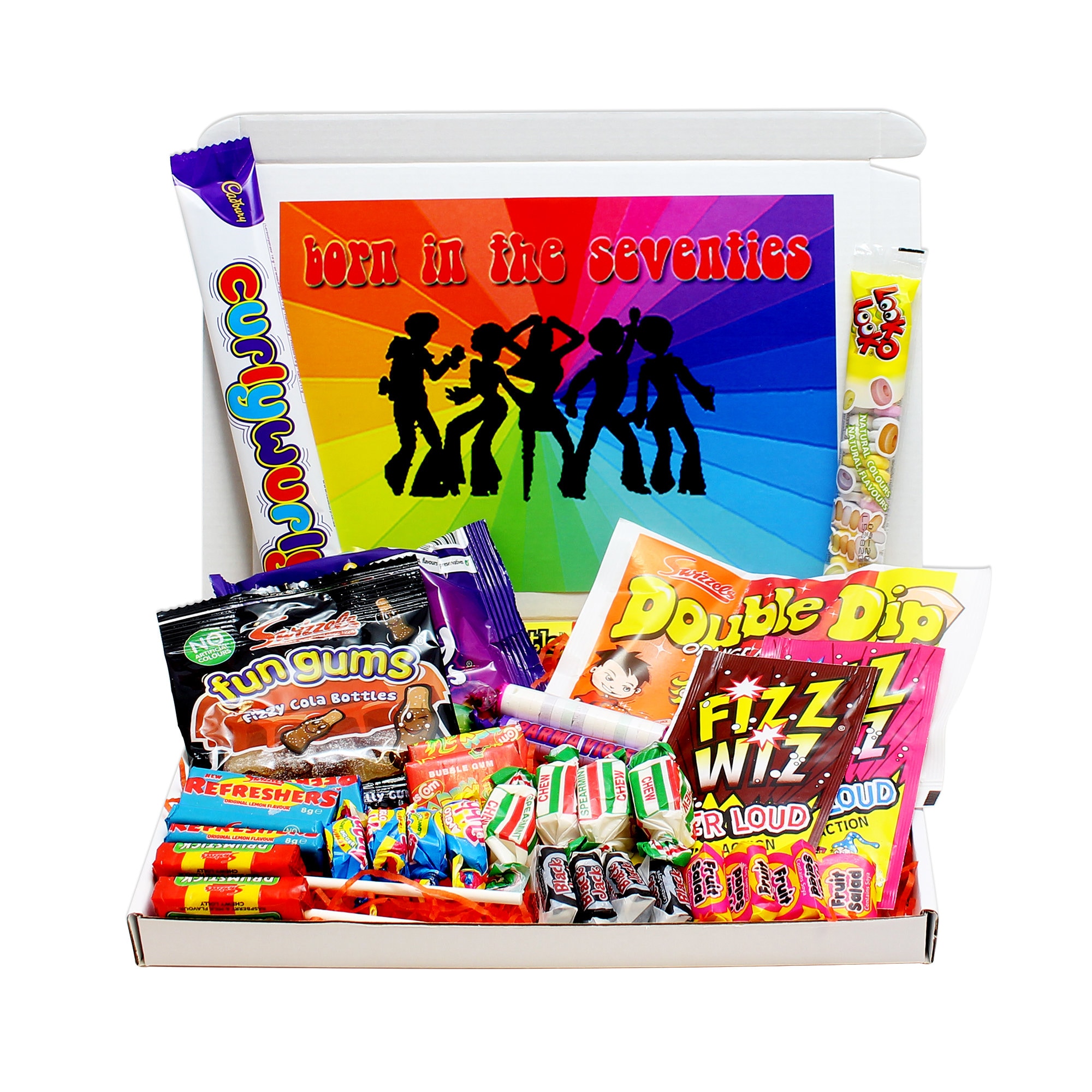 Born in the Seventies Retro Sweets Mini Gift Box - Etsy UK