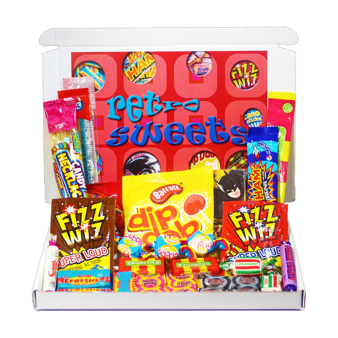 Retro Sweets Mini Gift Box - Etsy UK