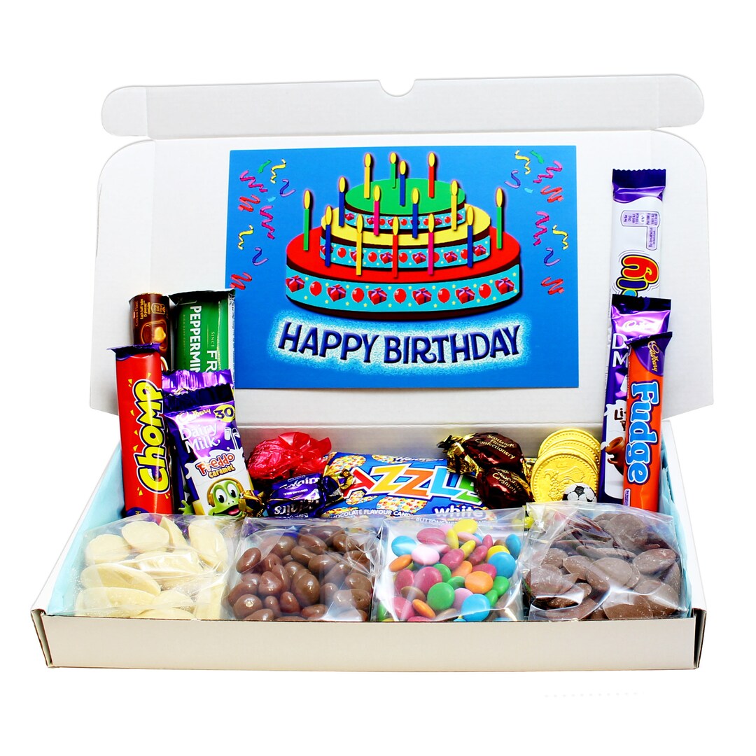 Happy Birthday Large Chocolate Gift Box - Etsy
