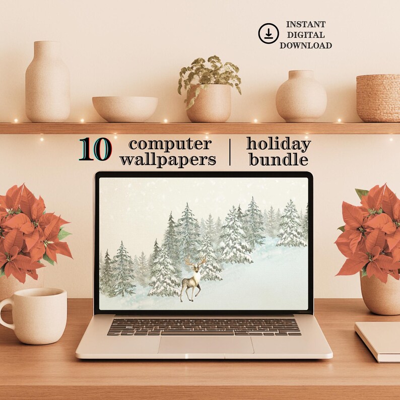 10 Cozy Christmas Computer Wallpapers | 4K Holiday Desktop Backgrounds ...