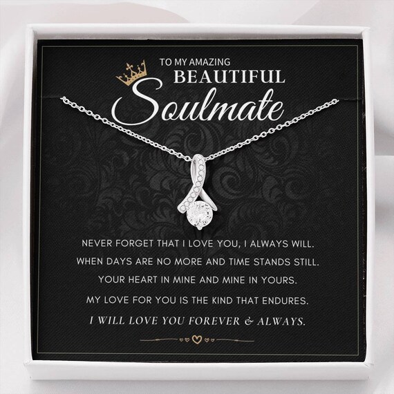 Personalized To My Beautiful Wife Necklace From Husband, 59% OFF