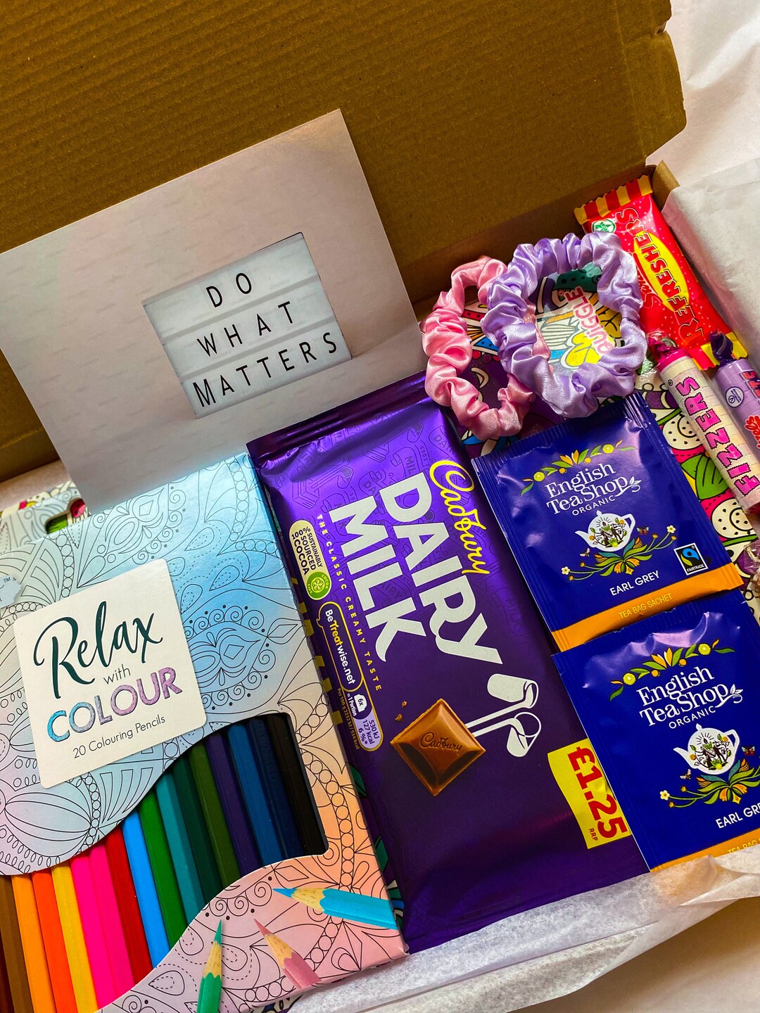 Pick-me-up Distraction Box Care Package Mental Health Distraction Box ...