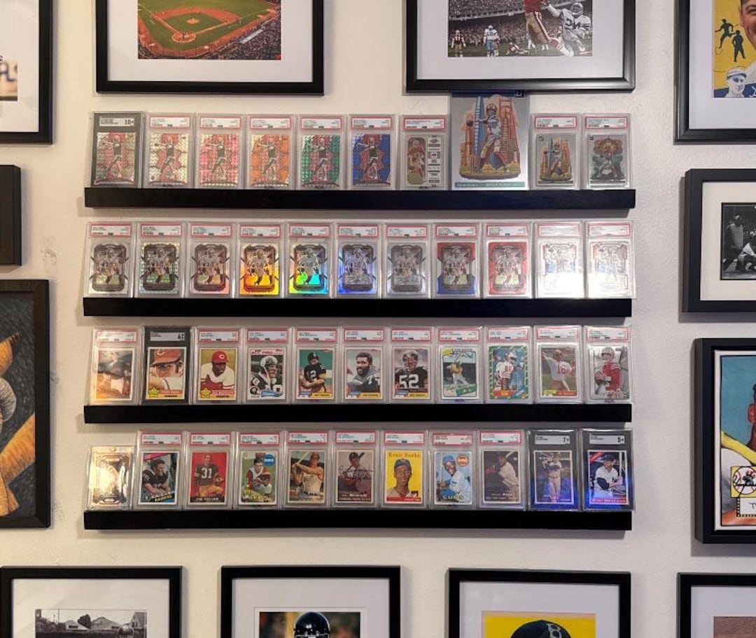 BEAUTIFUL Card Shelves Perfect Shelf for Any Kind of Collectible Card ...