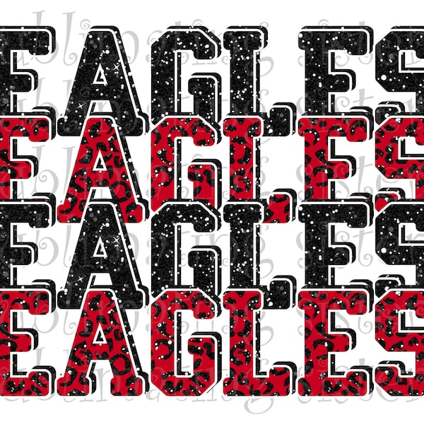 Red and Black Eagles Png - Etsy