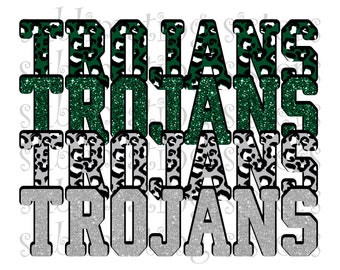 Trojans Green Png - Etsy