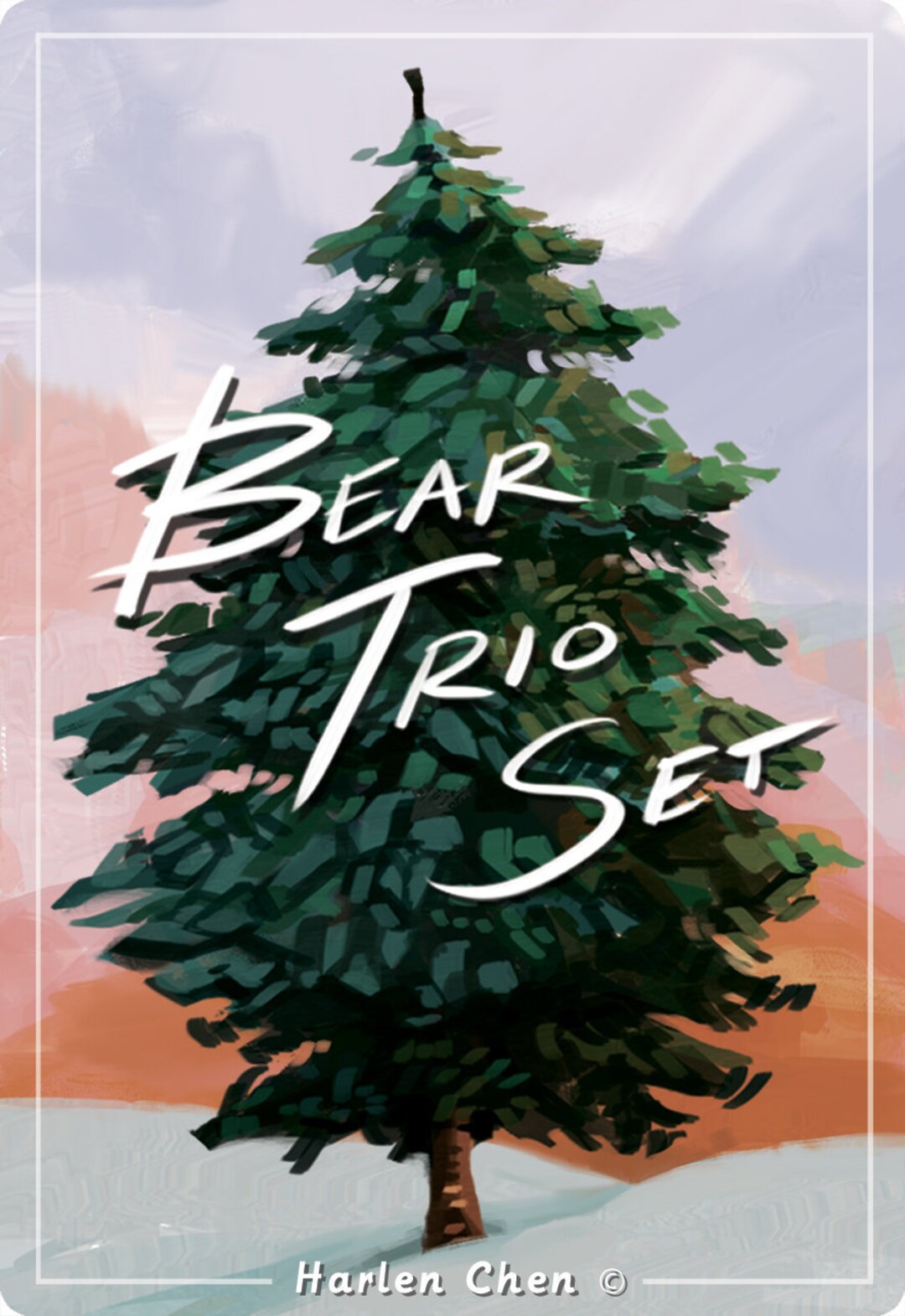 Bear Trio Set (of Three) || Sticker Pack - Etsy