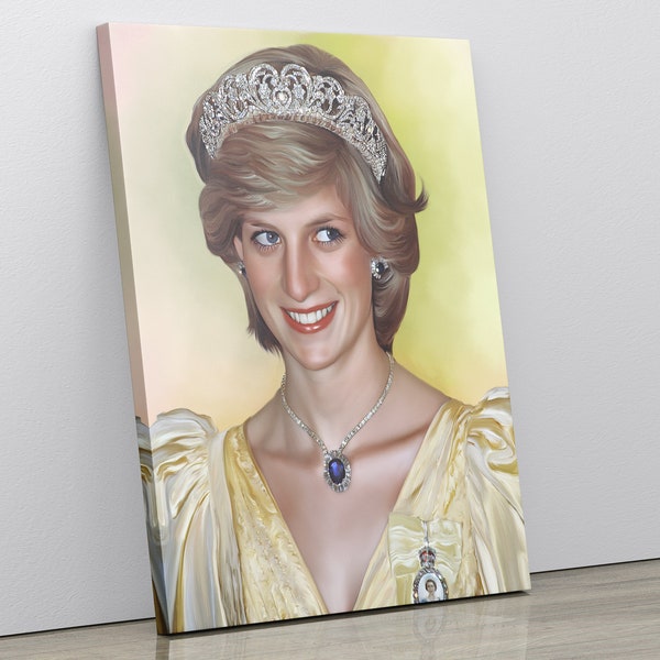 Princess Diana Wall Art - Etsy
